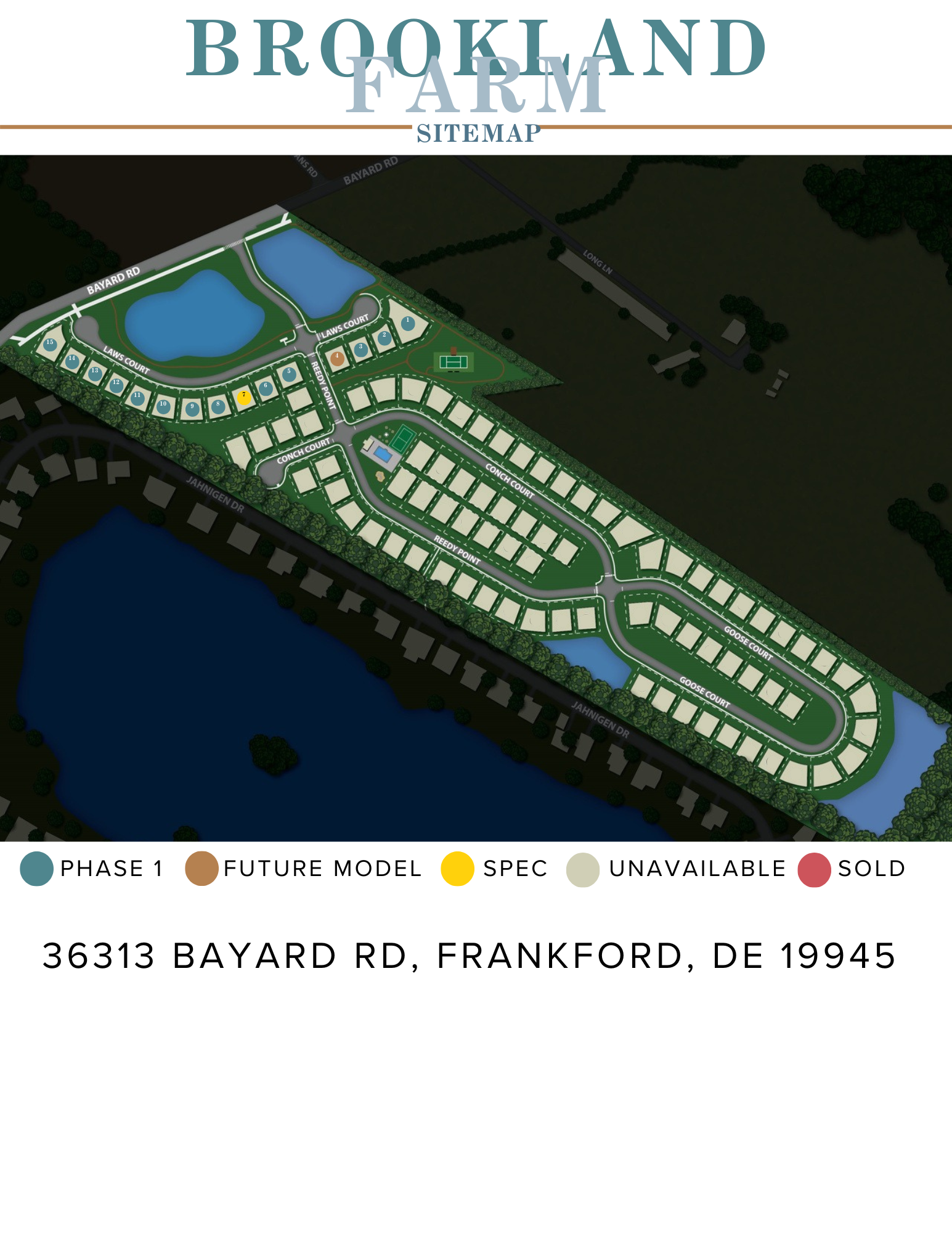 New Homes in Frankford, DE | Brookland Farm – Coastal Living Near Bethany Beach